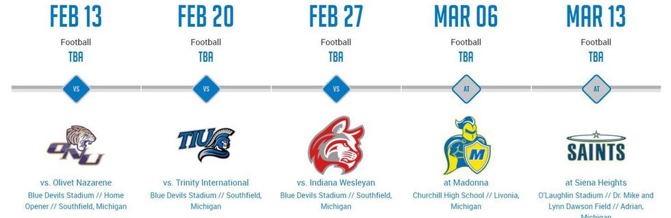 Lawrence Technological Football (2020 - 2021) | Blast Athletics
